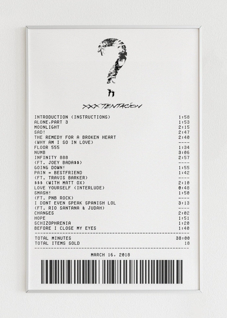 ? Receipt Poster – Hiphop Heaven